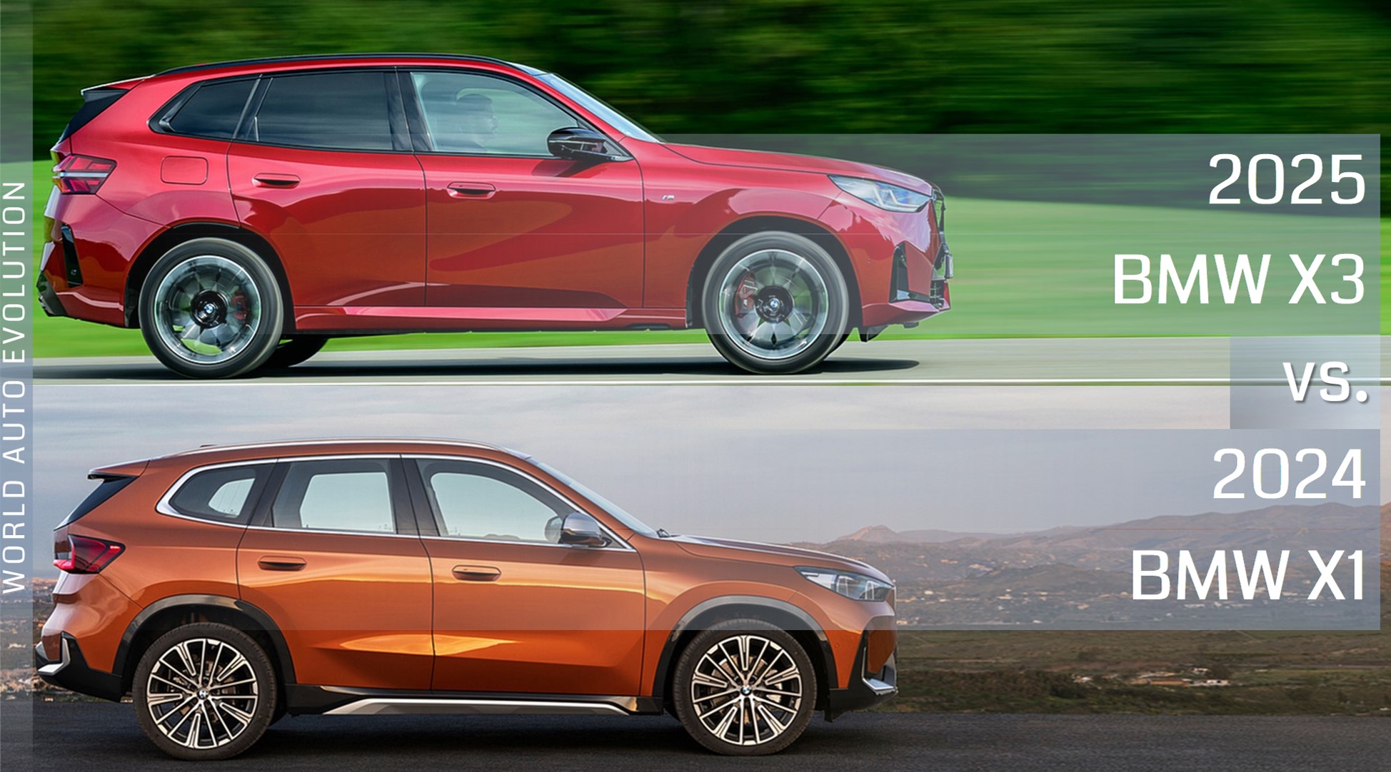 2025 BMW X3 Vs X1 Difference technical Comparison World Auto Evolution